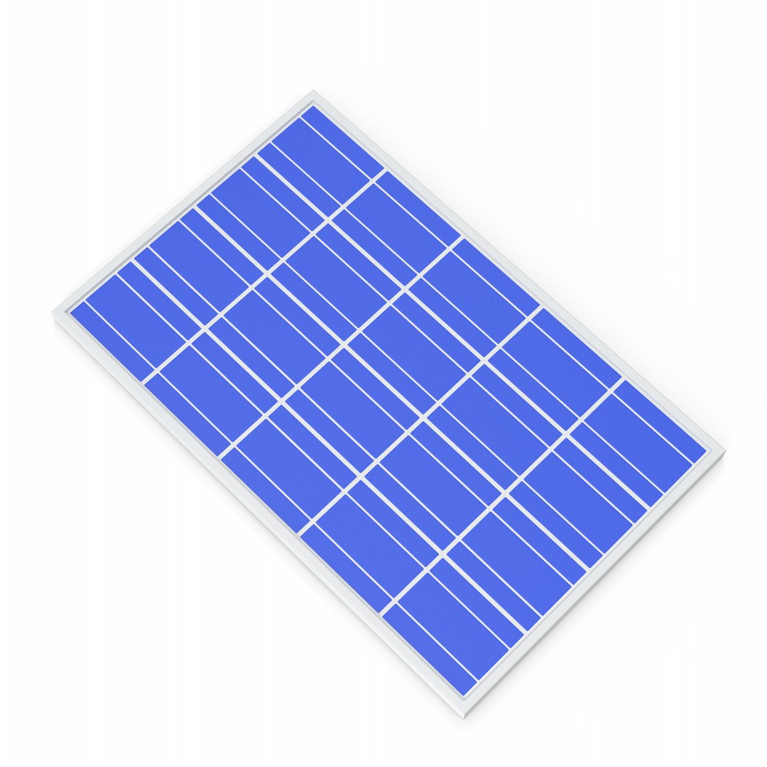 Solar Panel 3D Model - TurboSquid 2196856