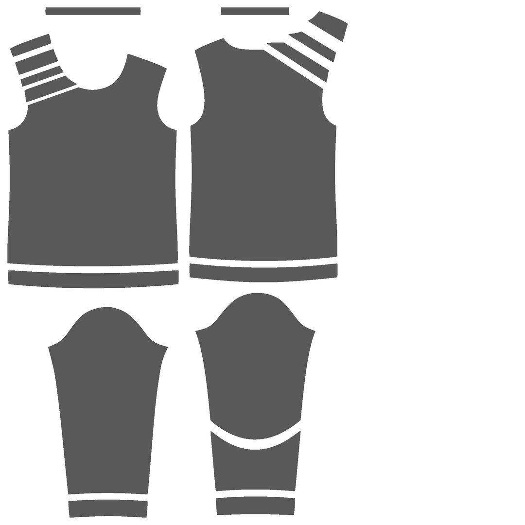 3D Girls Full Sleeve T-Shirt In Low Poly - TurboSquid 2354481