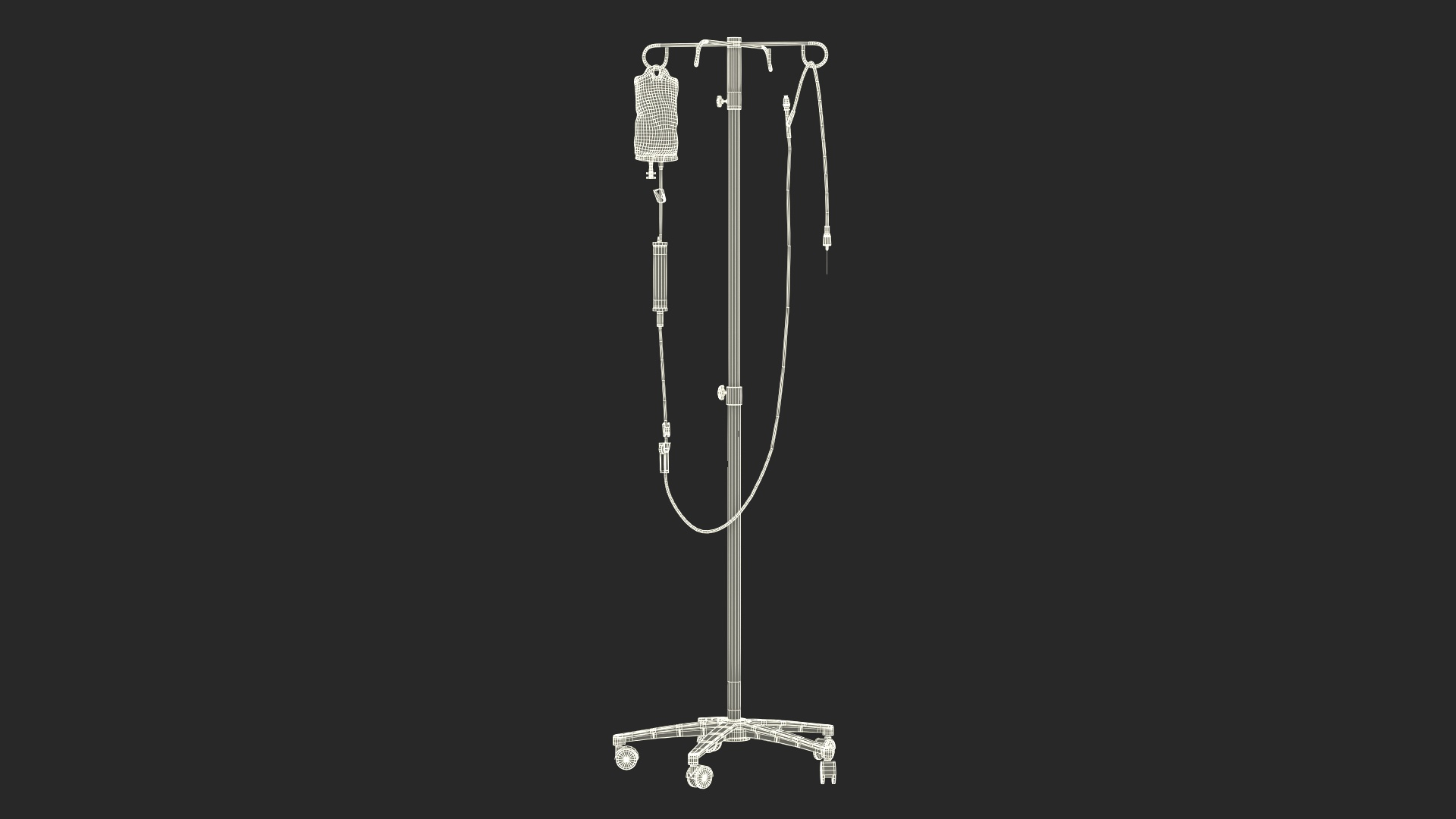 3D Medical Infusion Stand Model - TurboSquid 2348909