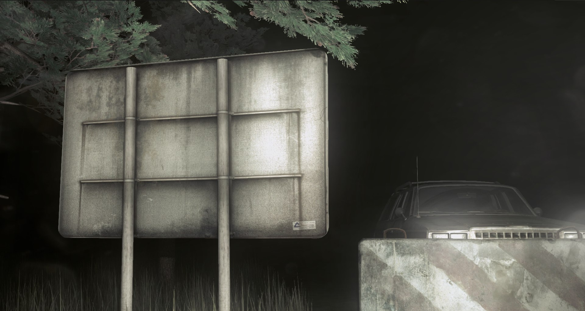 3d Old Road Sign Model