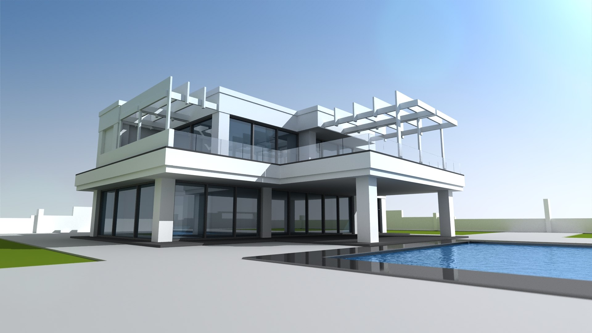 Villa 01 Model - TurboSquid 1761917