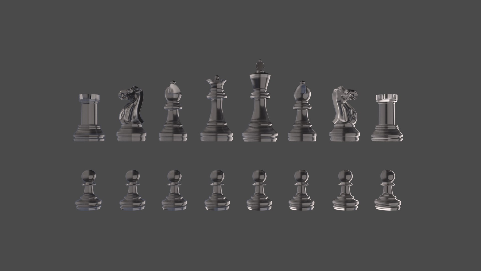 3D Glass Chess - TurboSquid 2138007