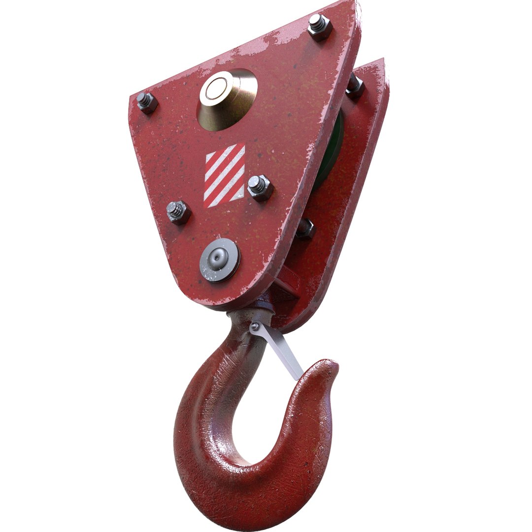 3d Industrial Hook Model