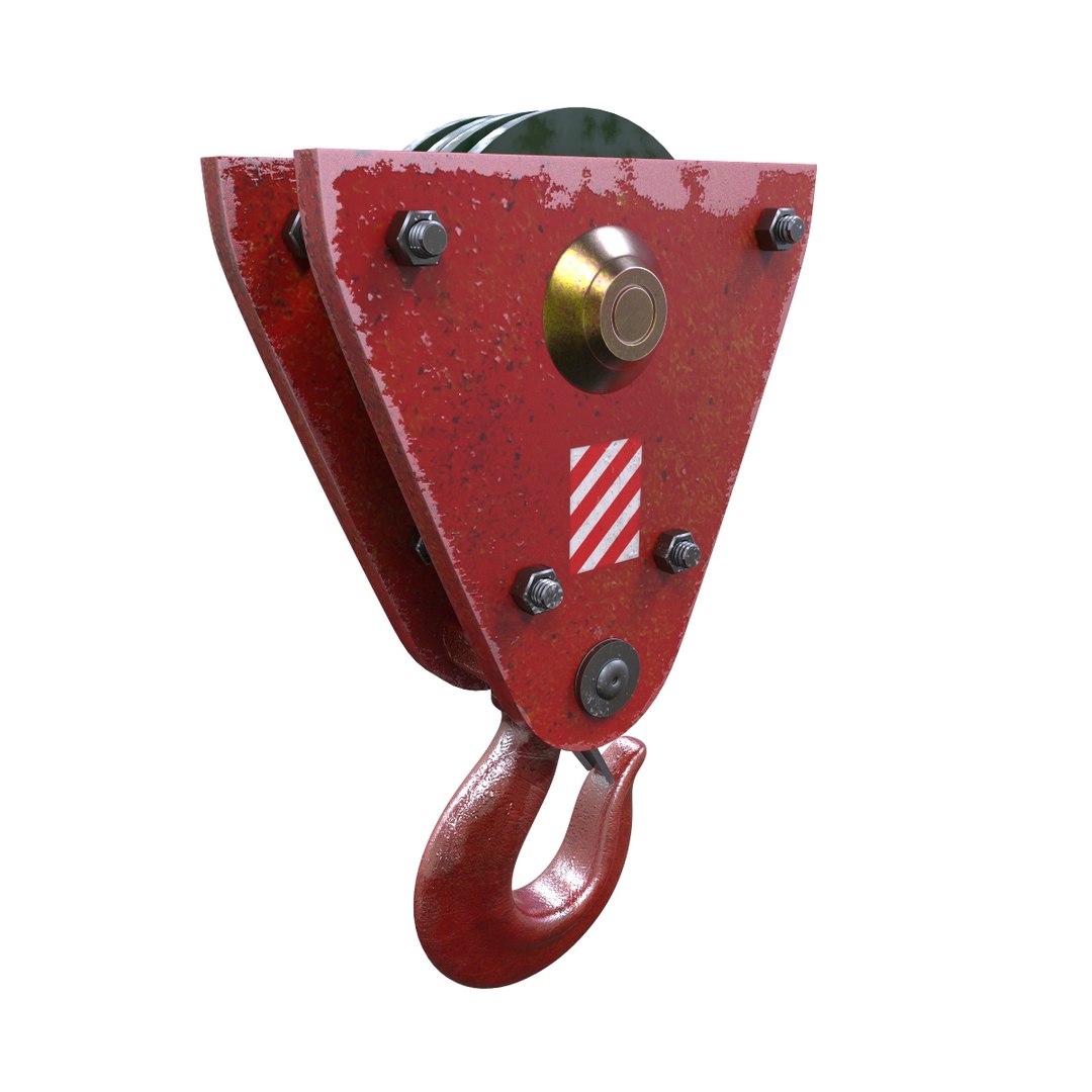 3d Industrial Hook Model