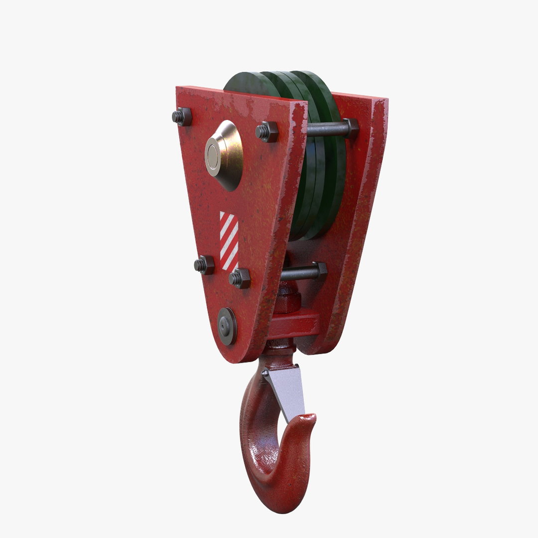 3d Industrial Hook Model