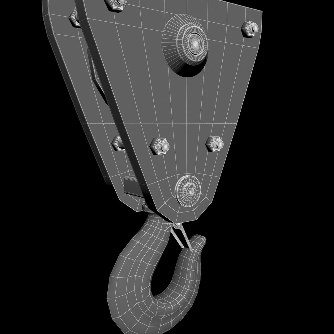 3d Industrial Hook Model