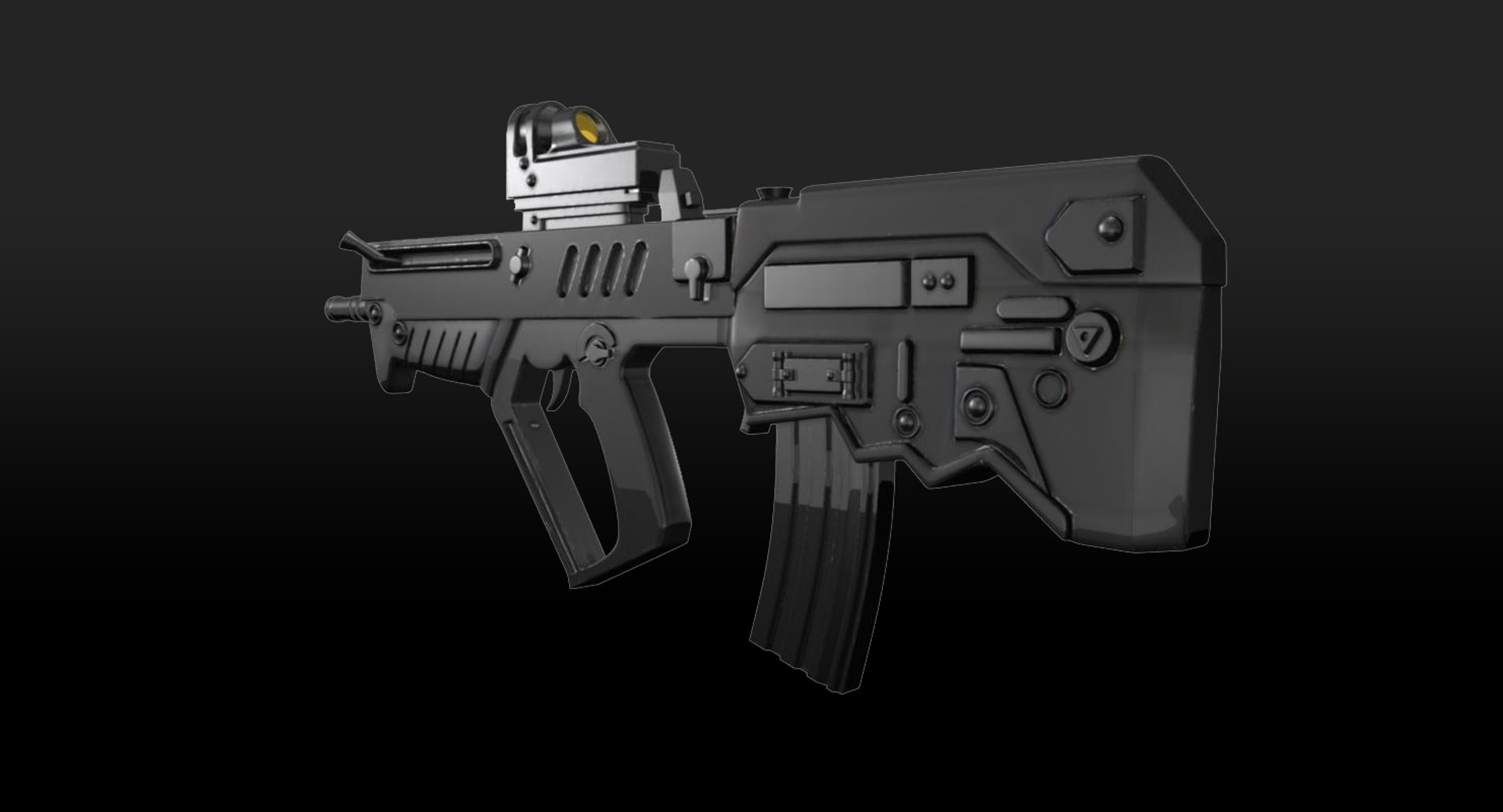 Fort-221 Assault Rifle Fbx