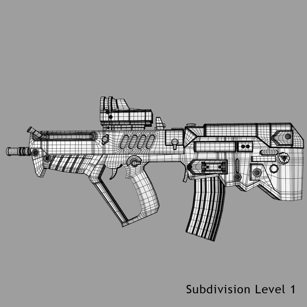Fort-221 Assault Rifle Fbx