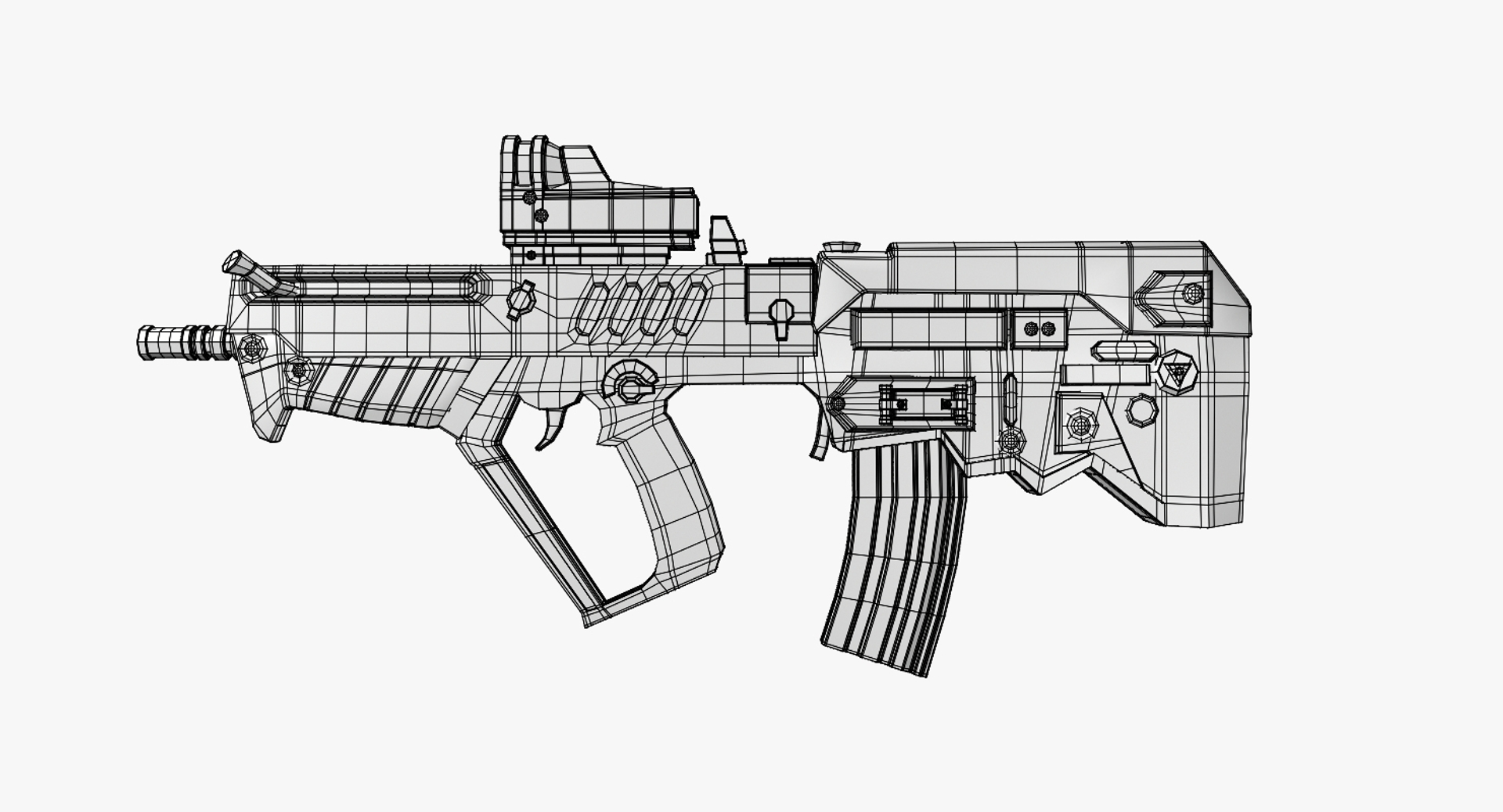 Fort-221 Assault Rifle Fbx