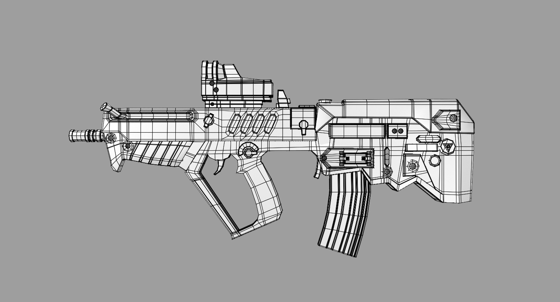 Fort-221 Assault Rifle Fbx