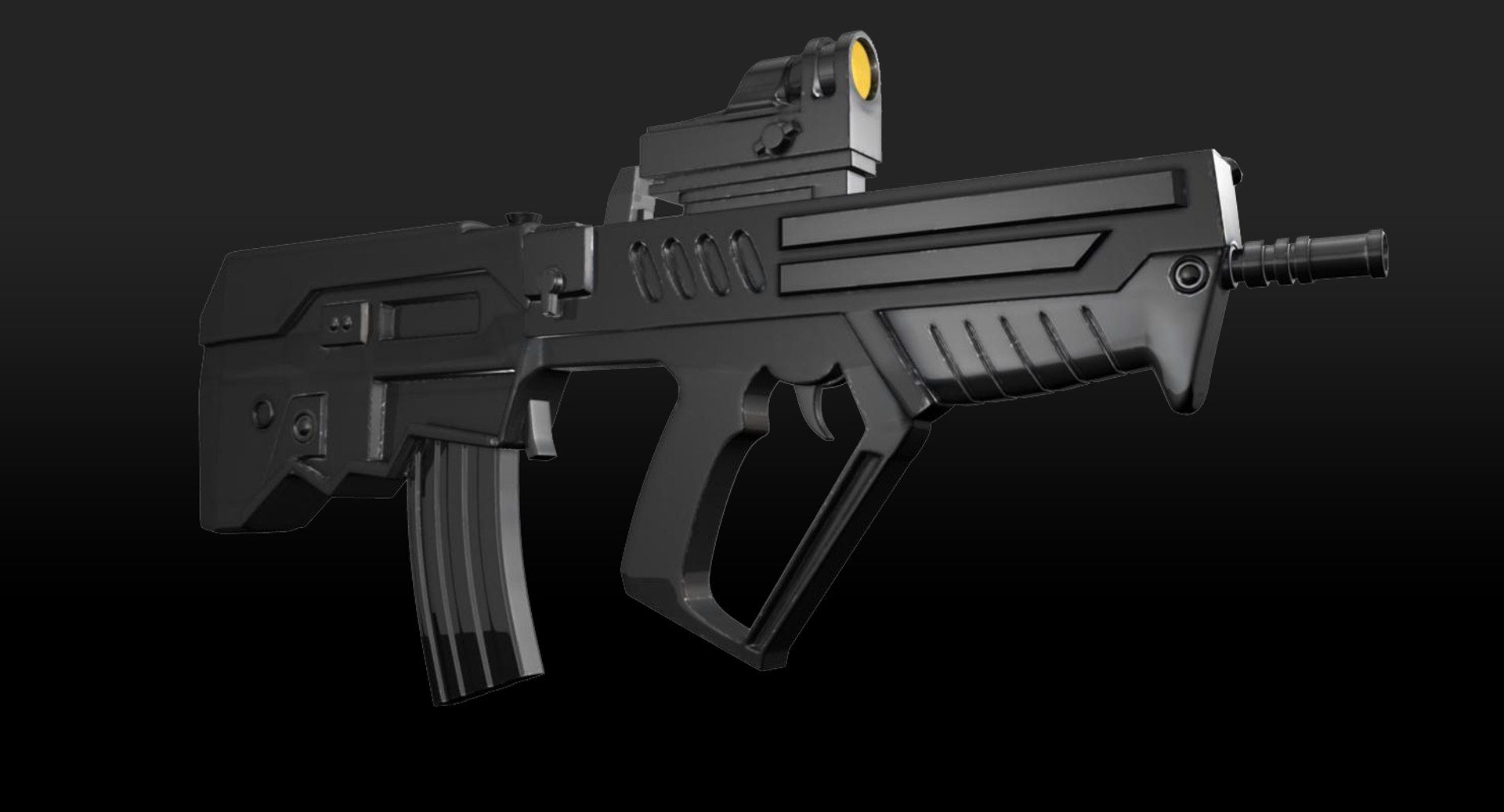 Fort-221 Assault Rifle Fbx