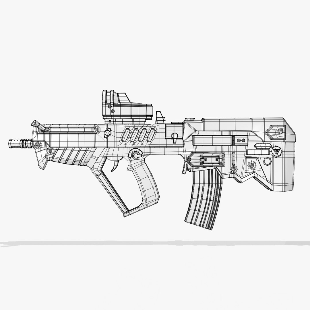 Fort-221 Assault Rifle Fbx