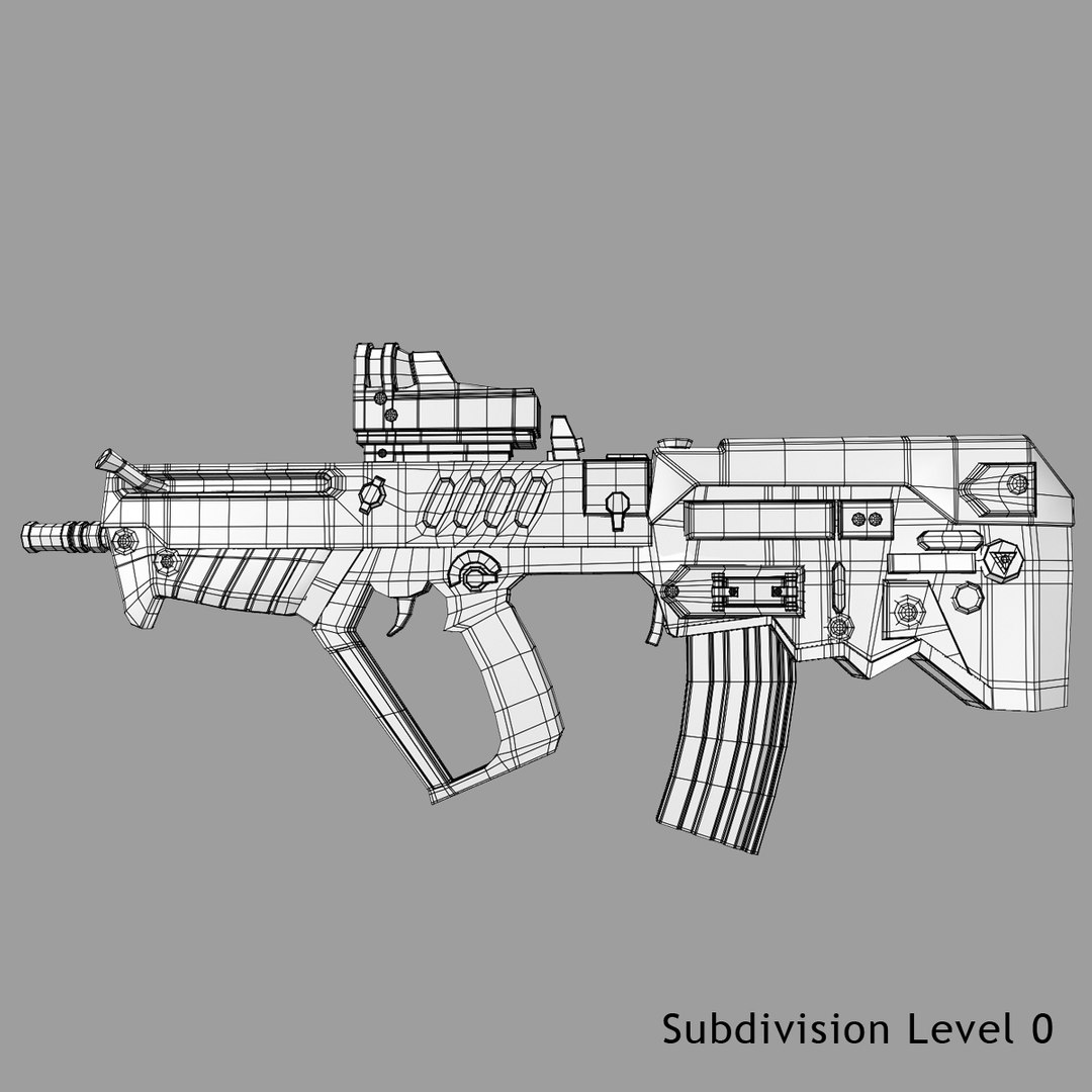 Fort-221 Assault Rifle Fbx