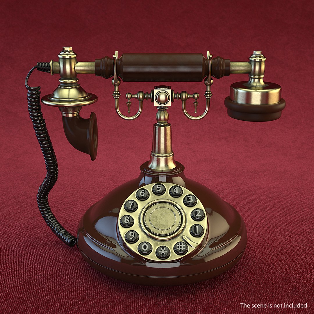 3D Rotary Phones - TurboSquid 1387940