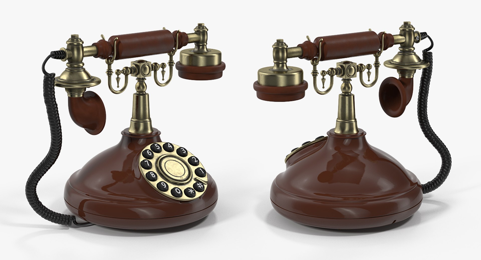 3D Rotary Phones - TurboSquid 1387940