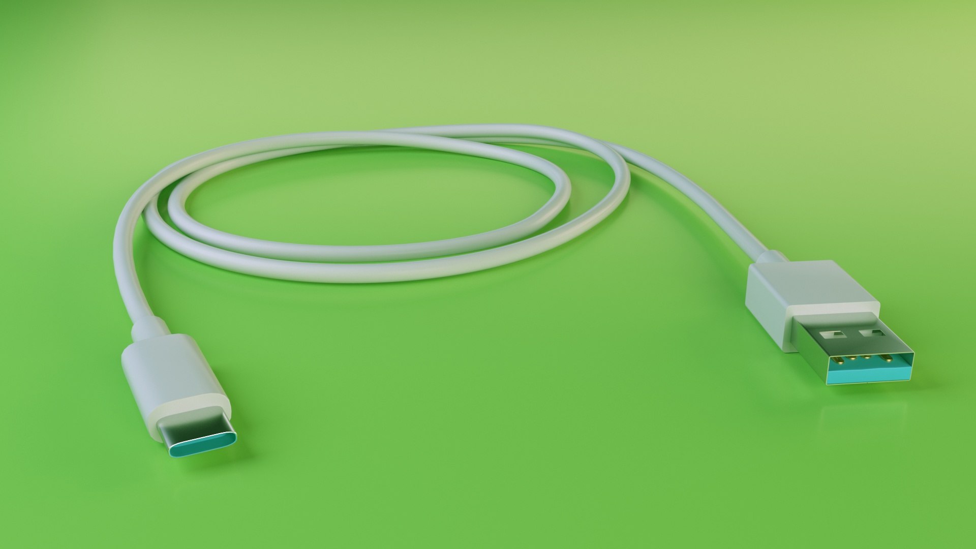 USB TypeC Lightning Cable model - TurboSquid 2111141