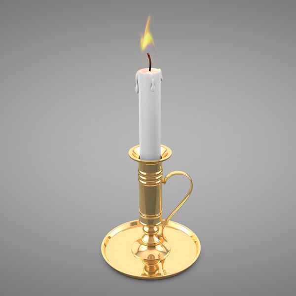 3d model candle