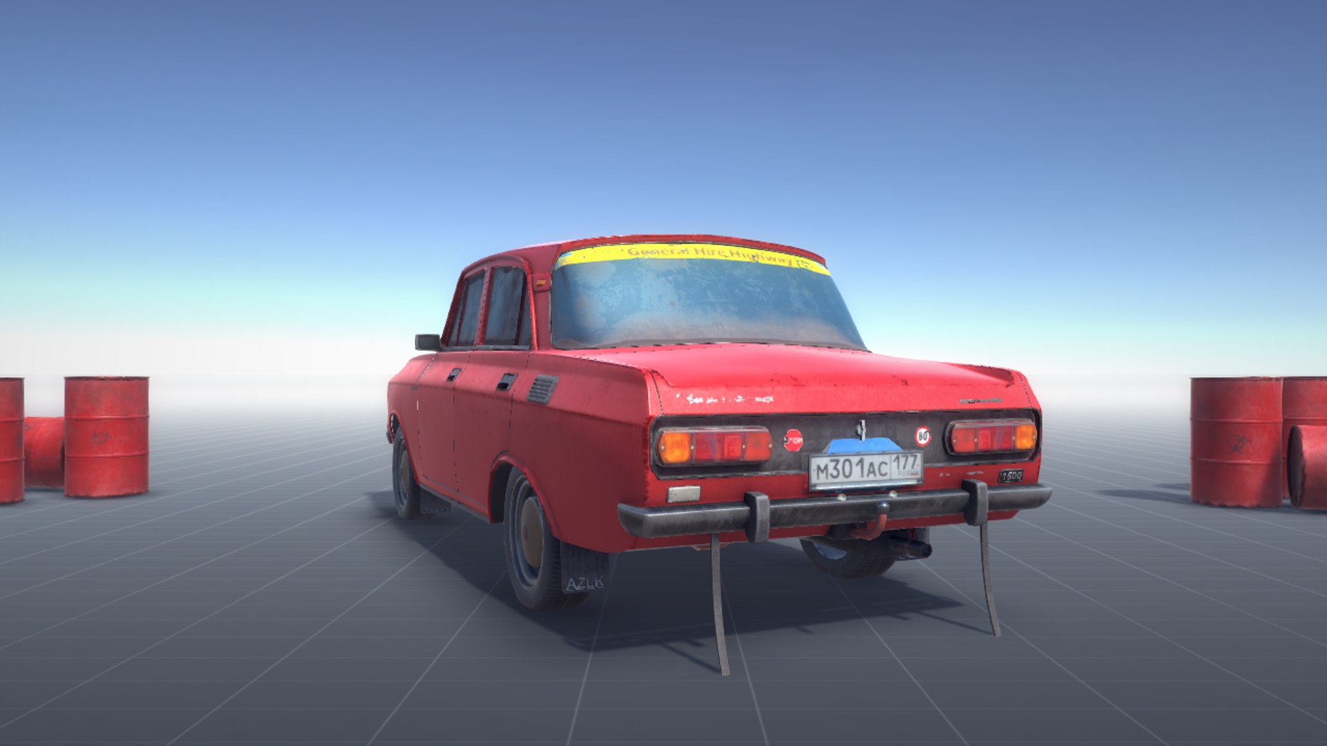 3D soviet sedan 2240 - TurboSquid 1334357