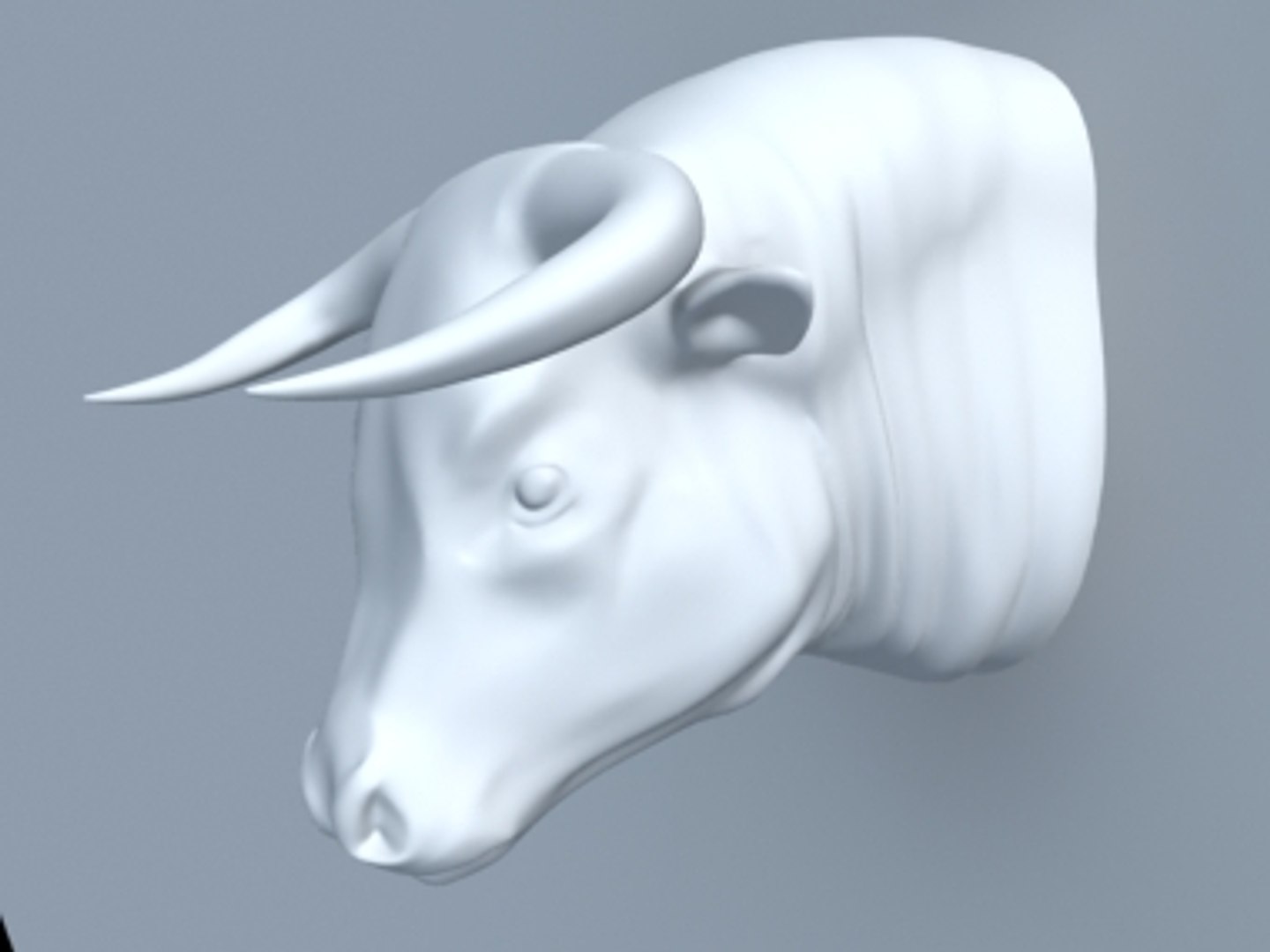 3d Model Bull
