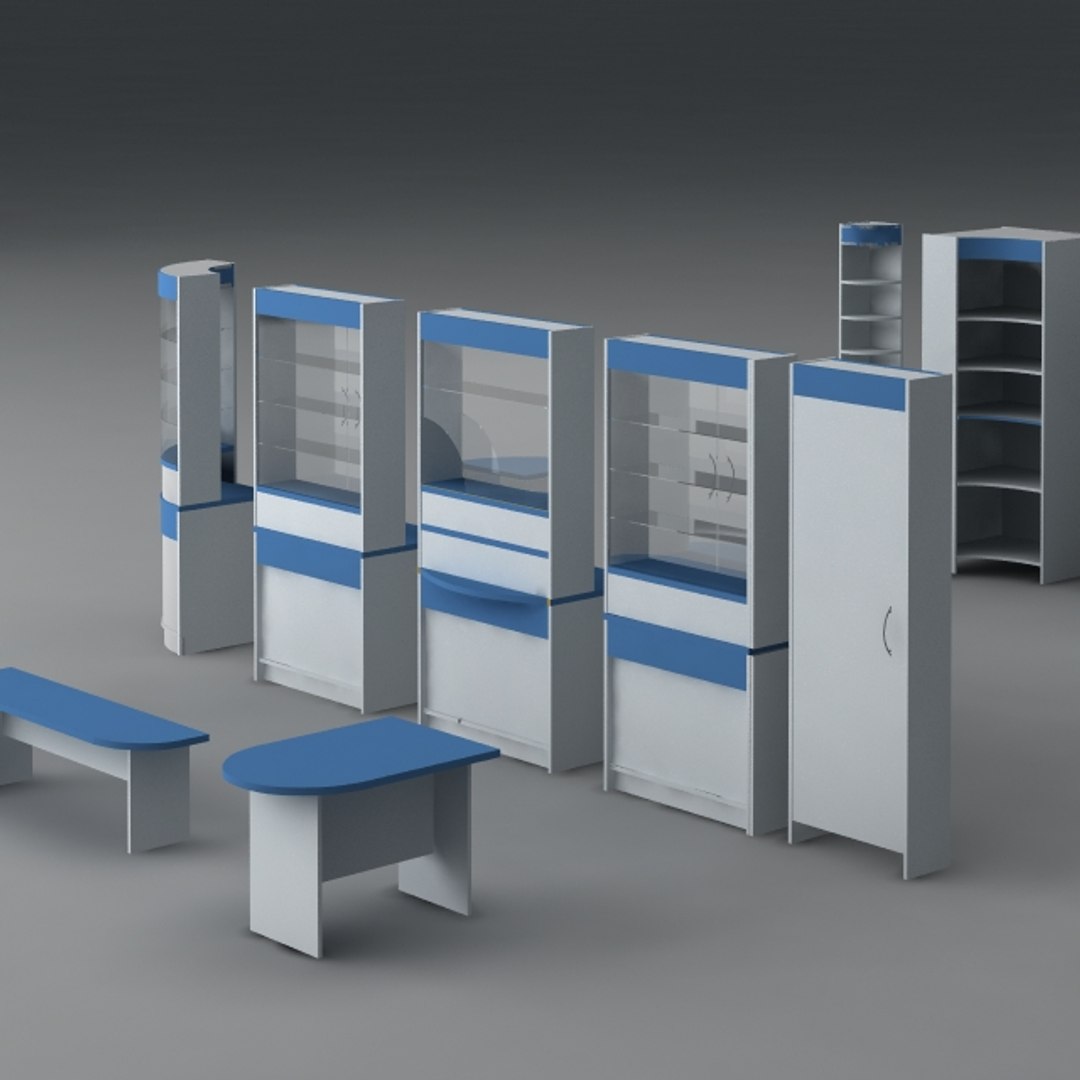 3d Model Pharmacy Pack