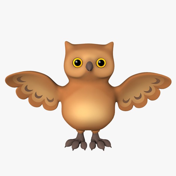 Cartoon Owl 3D Models for Download | TurboSquid