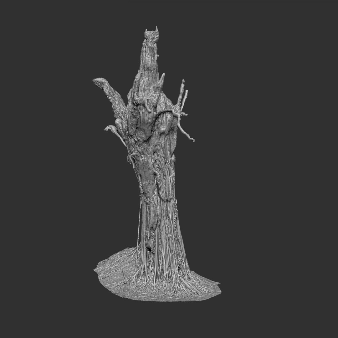 3d Jungle Tree 16k Model