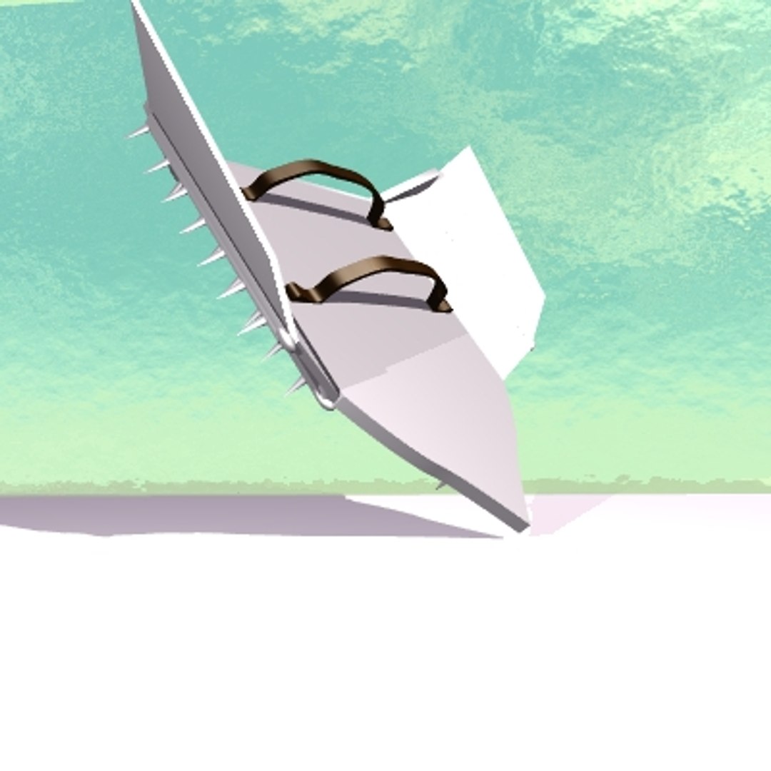 spiked shield 3d lwo