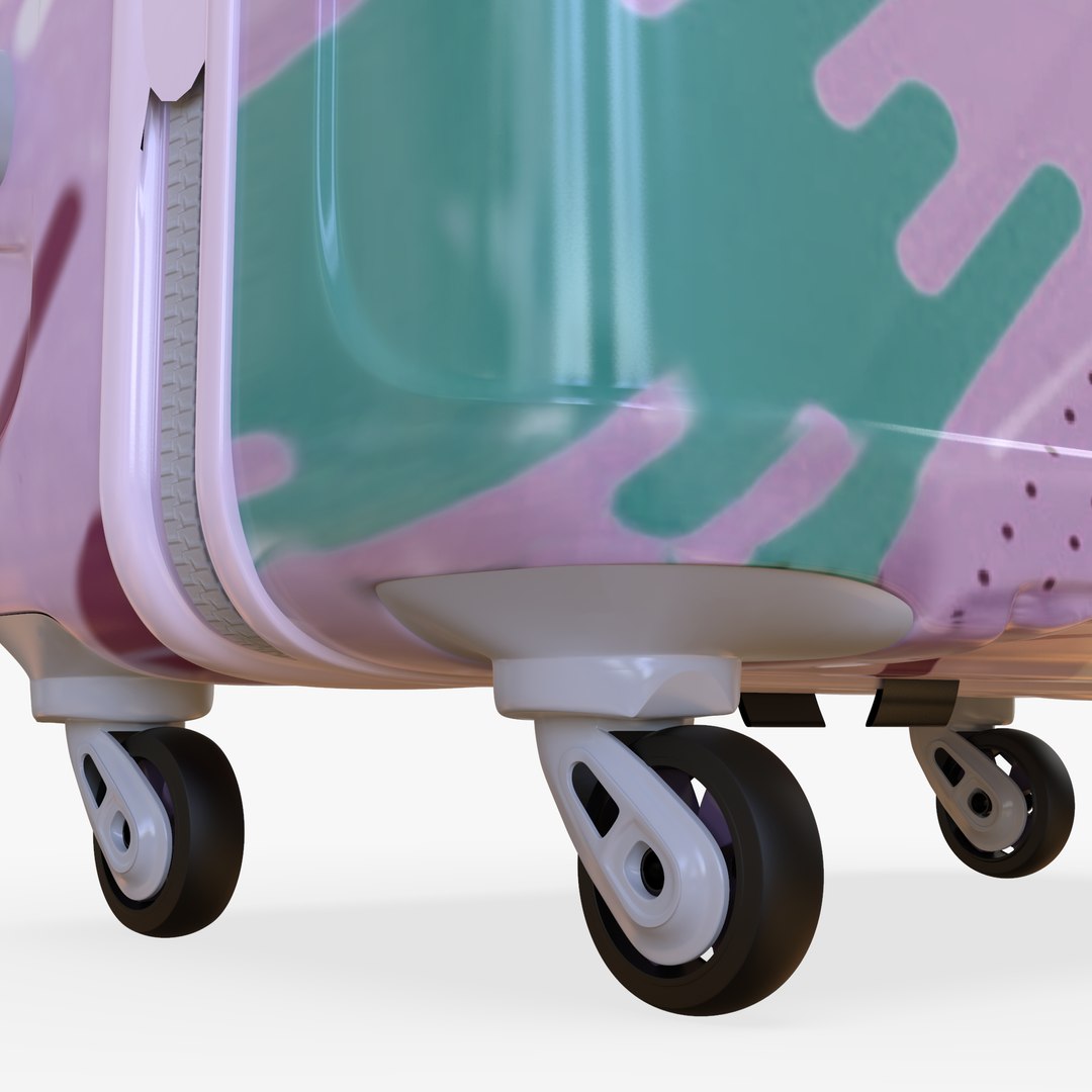 Suitcase - Large - With Pattern 3D Model - TurboSquid 1988862