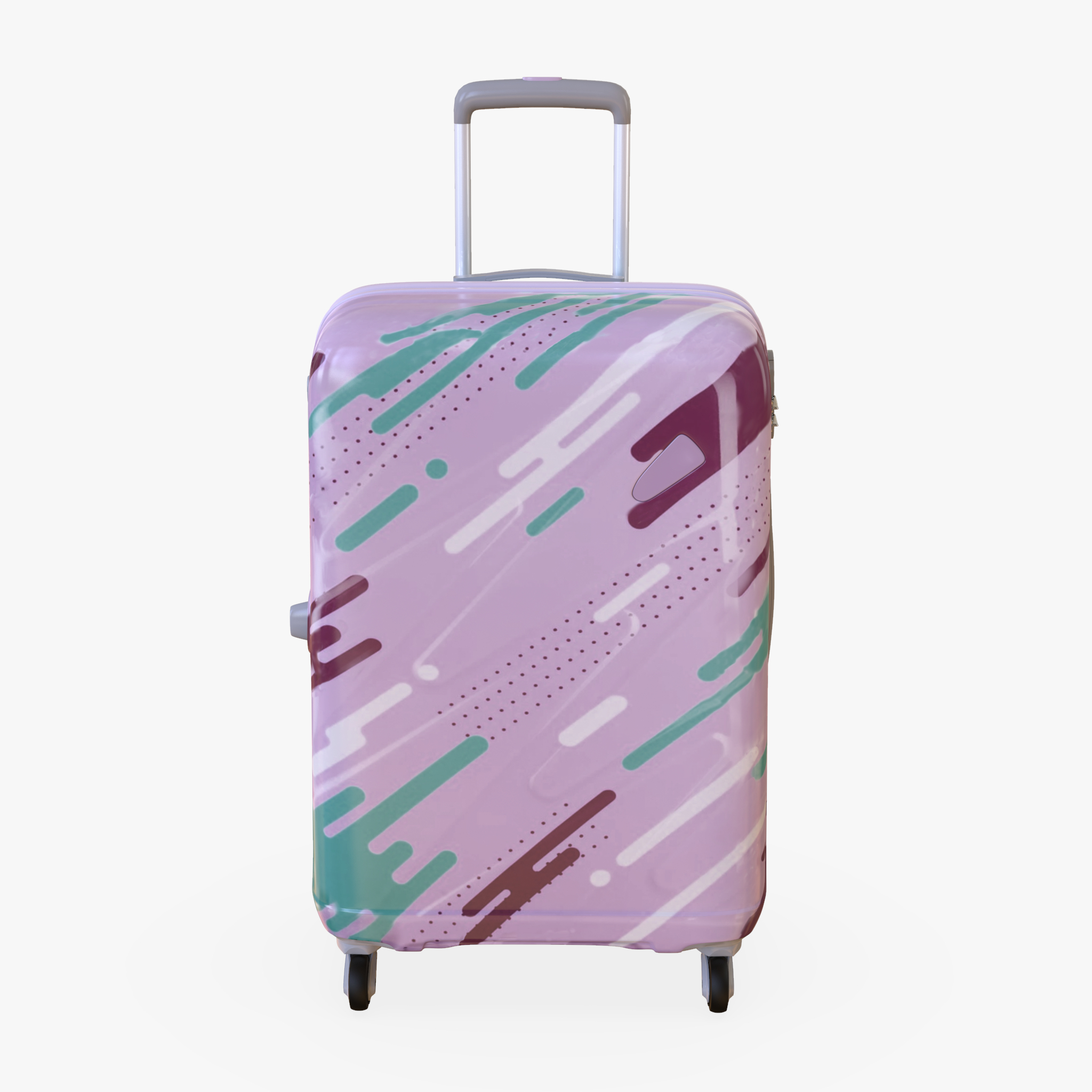 Suitcase - Large - With Pattern 3D model - TurboSquid 1988862