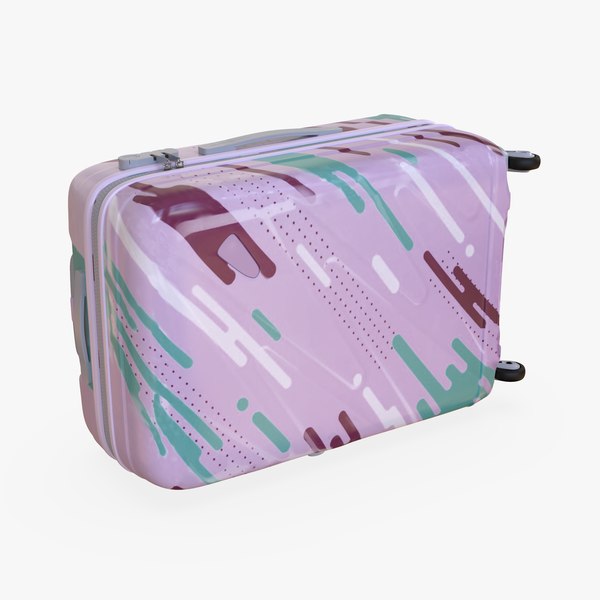 Suitcase - Large - With Pattern 3D model - TurboSquid 1988862