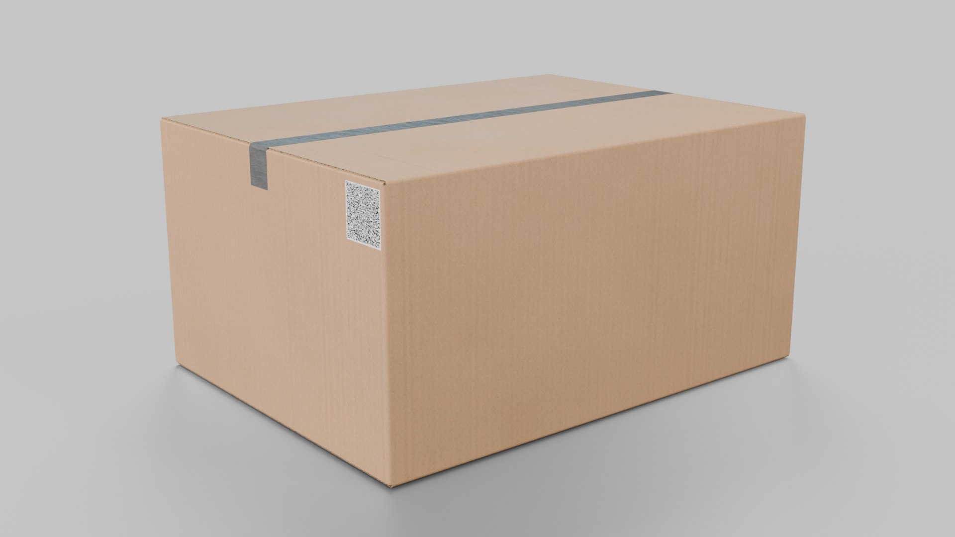 3D Cardboard Rectangular Box - Rigged And Fully Customizable ...