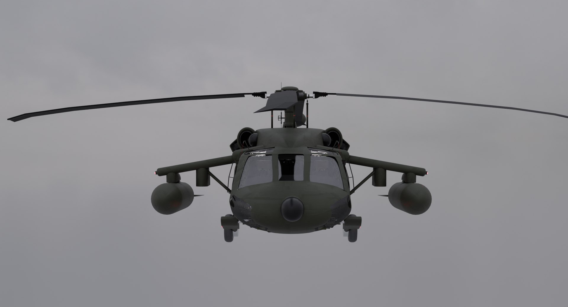 Black Hawk Helicopter With Full Interior 3D Model - TurboSquid 2104448