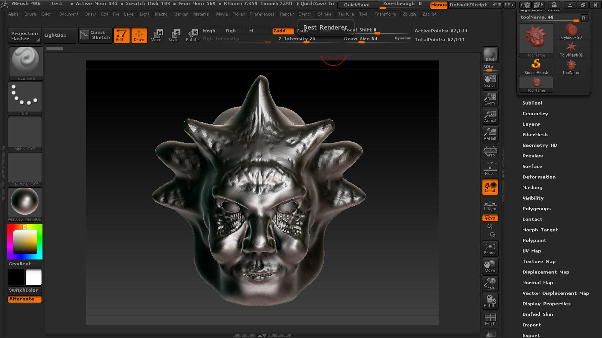 Free Obj Model Devil Evil