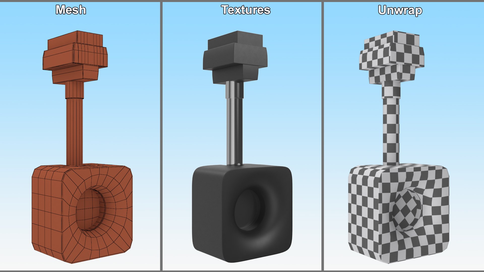 Square LED Track Light Head Model - TurboSquid 2279849