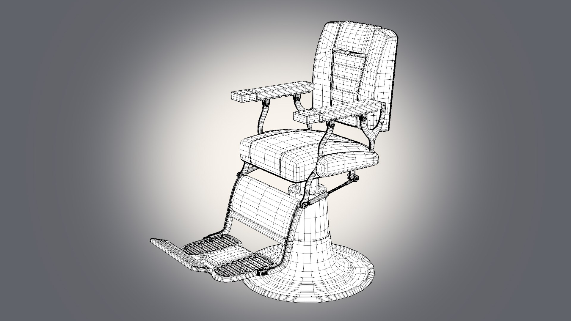 3D Barbor Chair model - TurboSquid 1959966