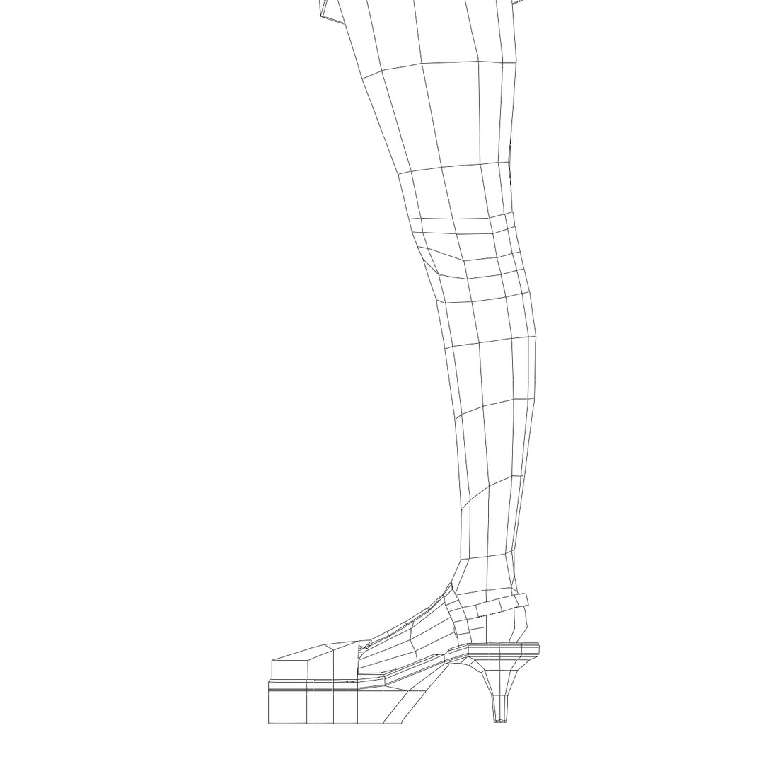 3D Young Cartoon Girl Character - TurboSquid 1175985