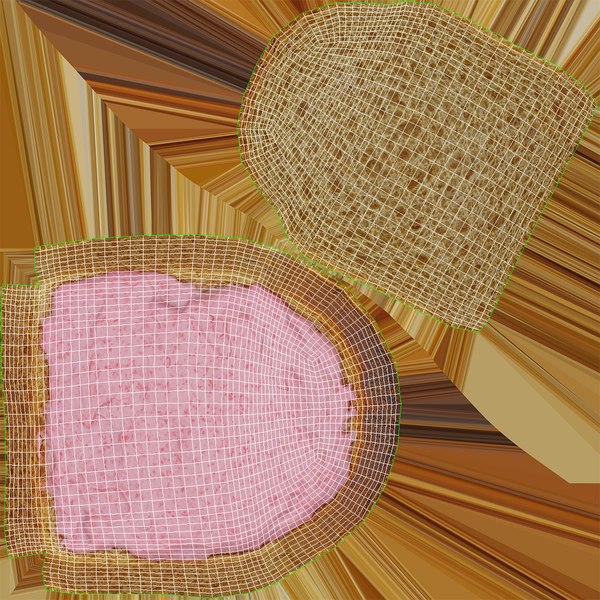 modelo 3d Toast with Caviar 01 - TurboSquid 2056131