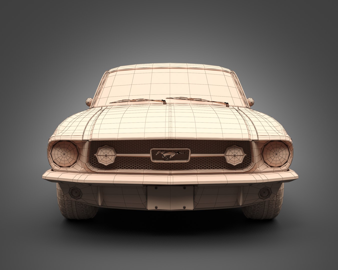 1967 Ford Mustang Fastback 3D Model - TurboSquid 1743026