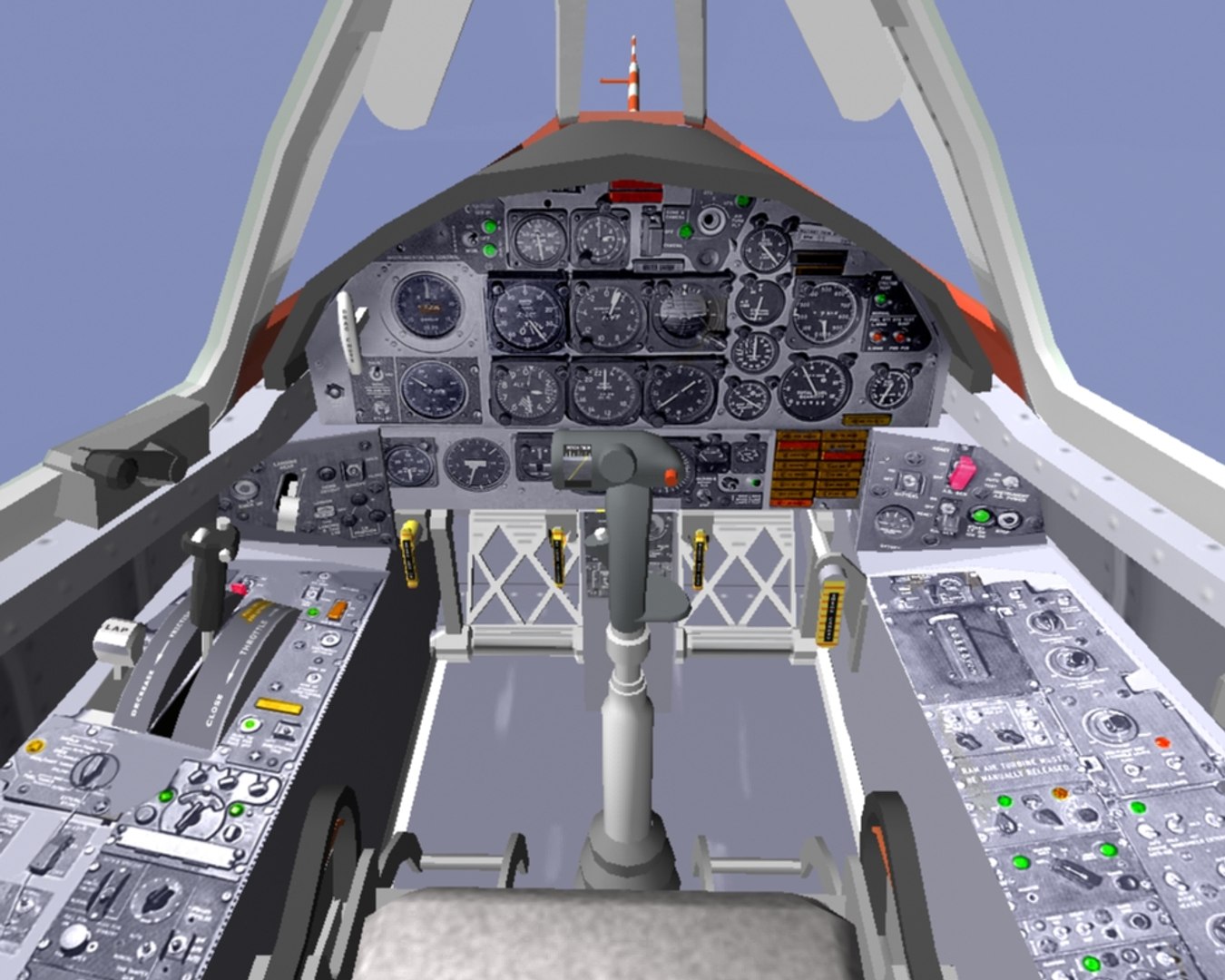 3d Model F-107a Jet Fighter F-107s