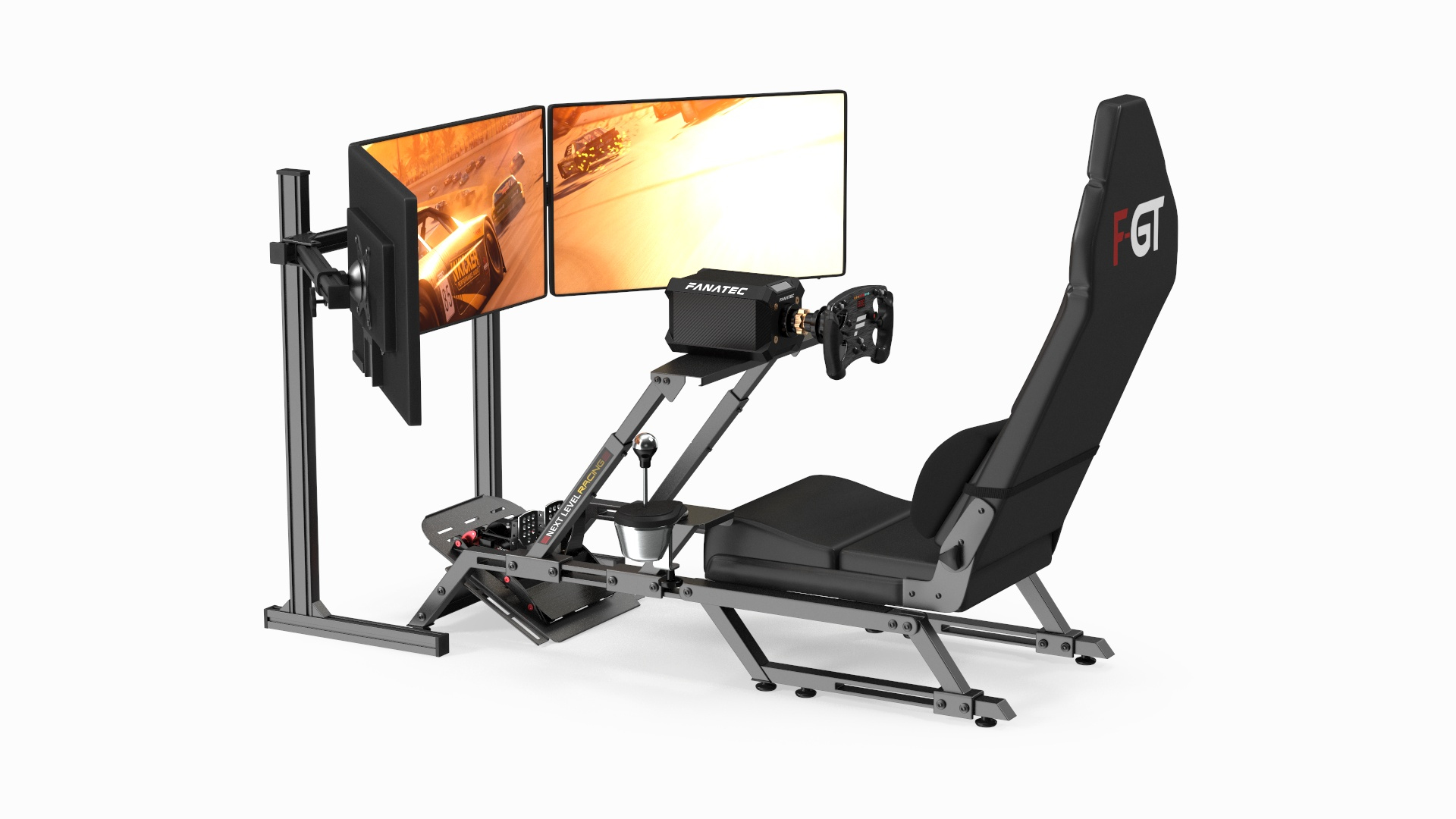 3D F-GT Racing Simulator Rig GT with 3 Screens - TurboSquid 2069312