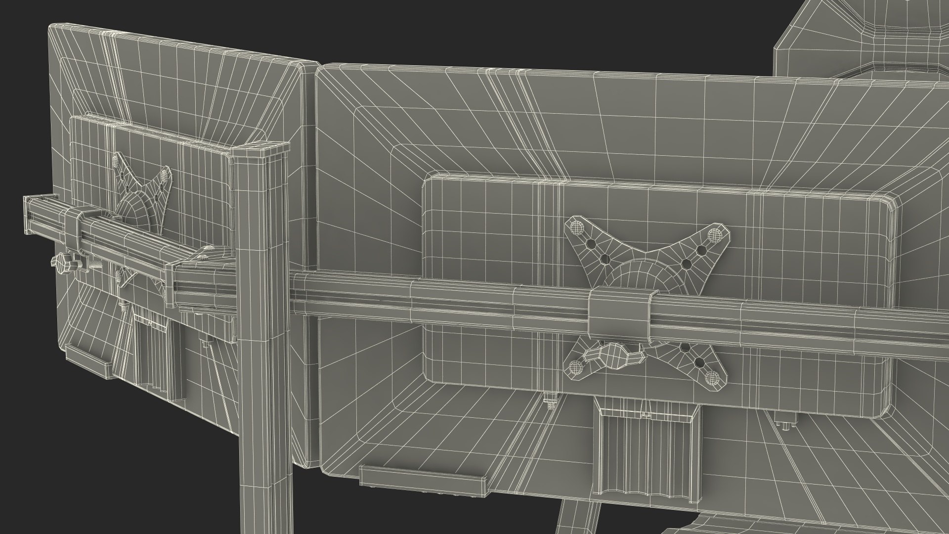 3D F-GT Racing Simulator Rig GT With 3 Screens - TurboSquid 2069312