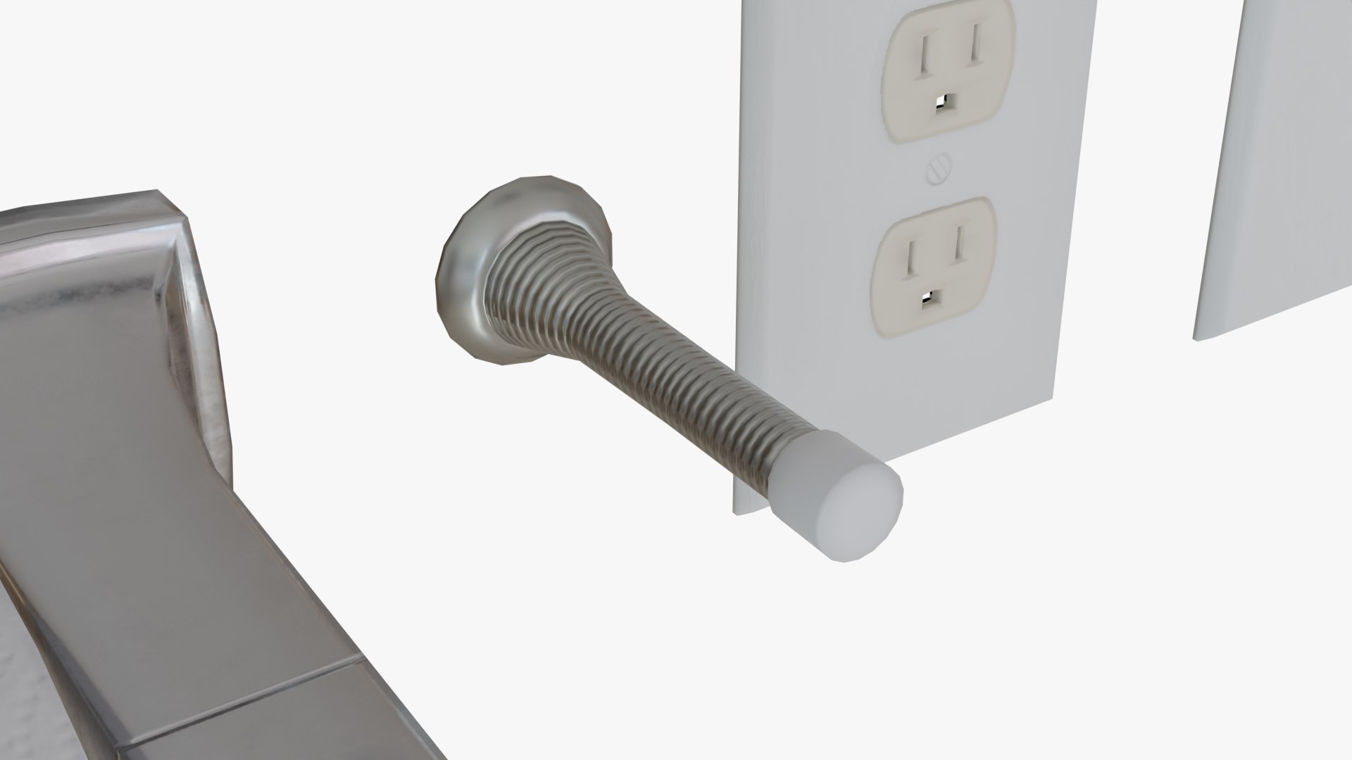 WALL PROPS 1 Light Switch Vent Toilet Paper Smoke Alarm Outlet 3D ...