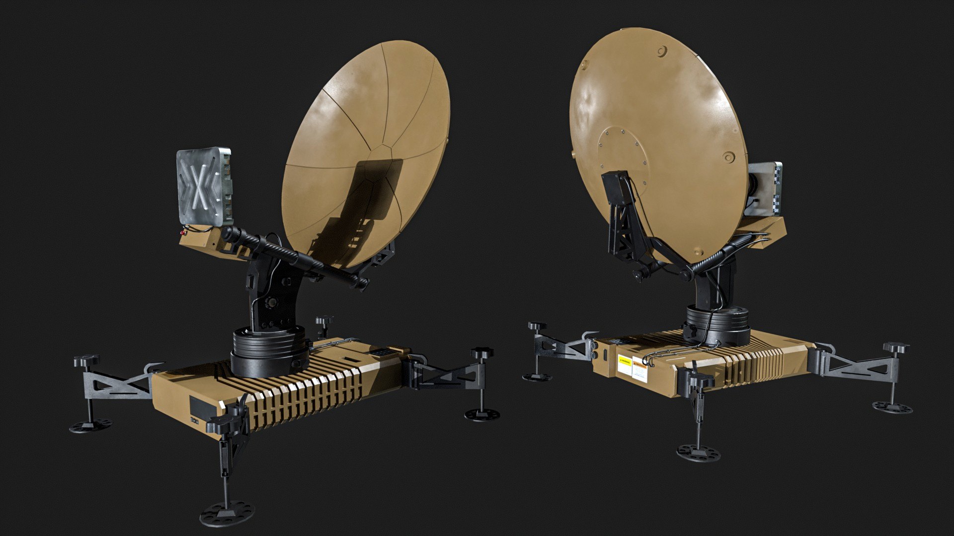 Military Satalite Disk 3D - TurboSquid 2245849