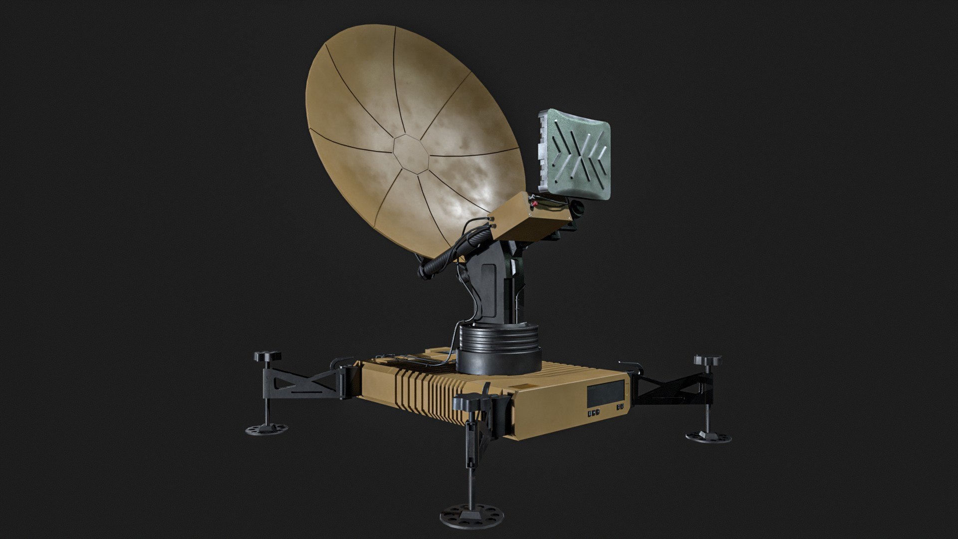 Military Satalite Disk 3D - TurboSquid 2245849