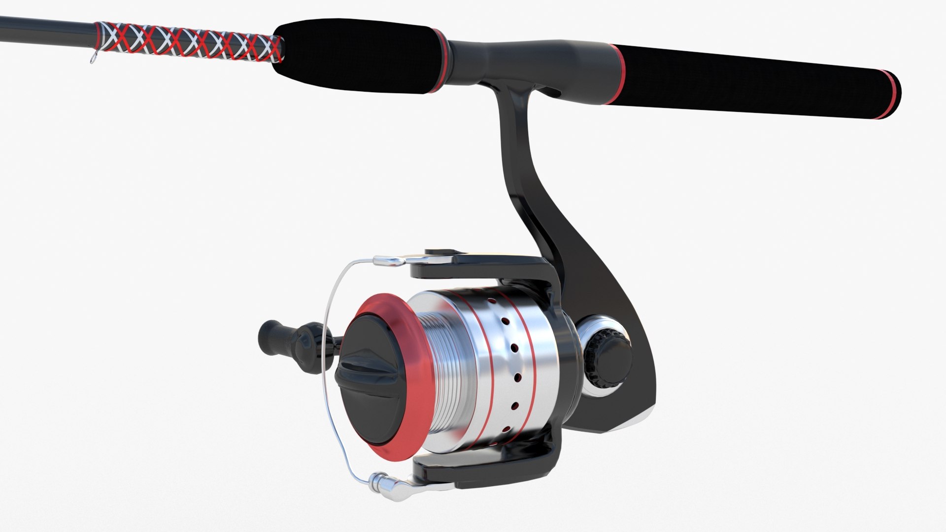 3D Spinning Rod And Reel Model - TurboSquid 1919979