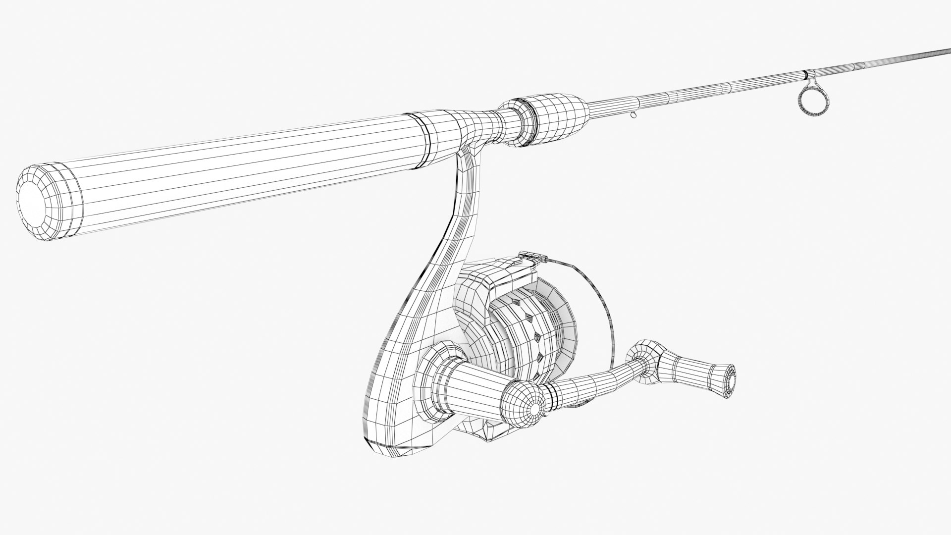 3D Spinning Rod And Reel Model - TurboSquid 1919979