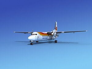 Fokker 50 3D Models for Download | TurboSquid