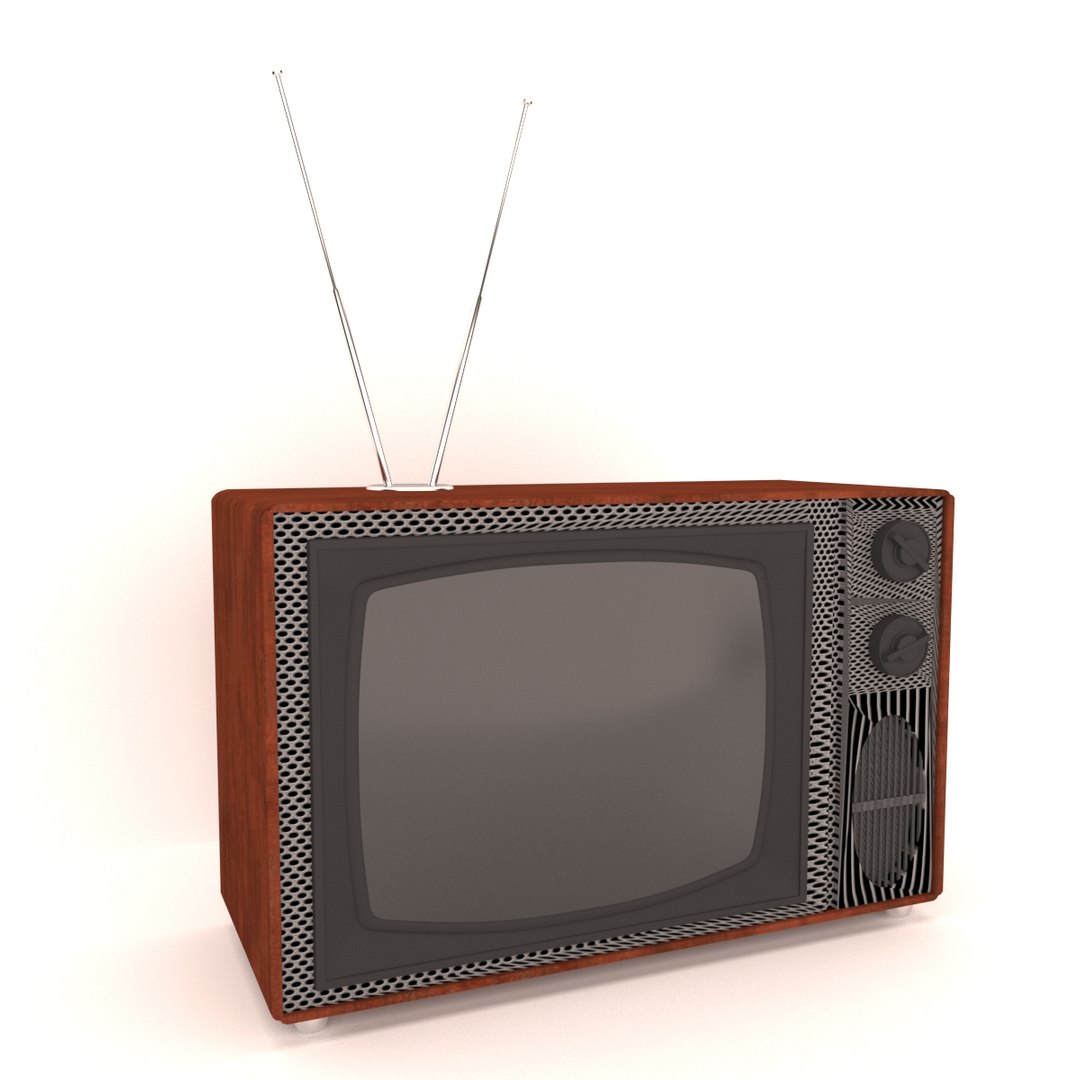 3D Vintage Television Set - TurboSquid 1514275