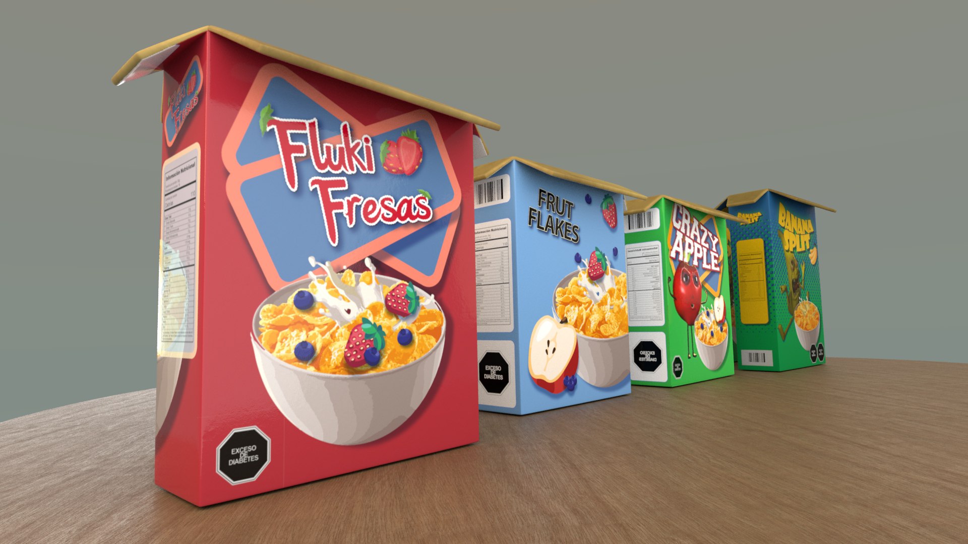 Cereal Boxes 3D model - TurboSquid 2116024