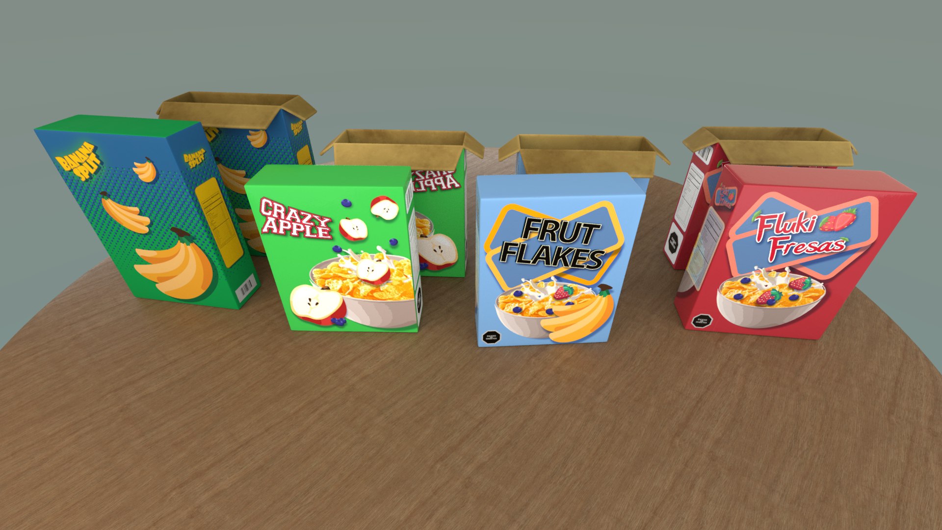 Cereal Boxes 3D model - TurboSquid 2116024